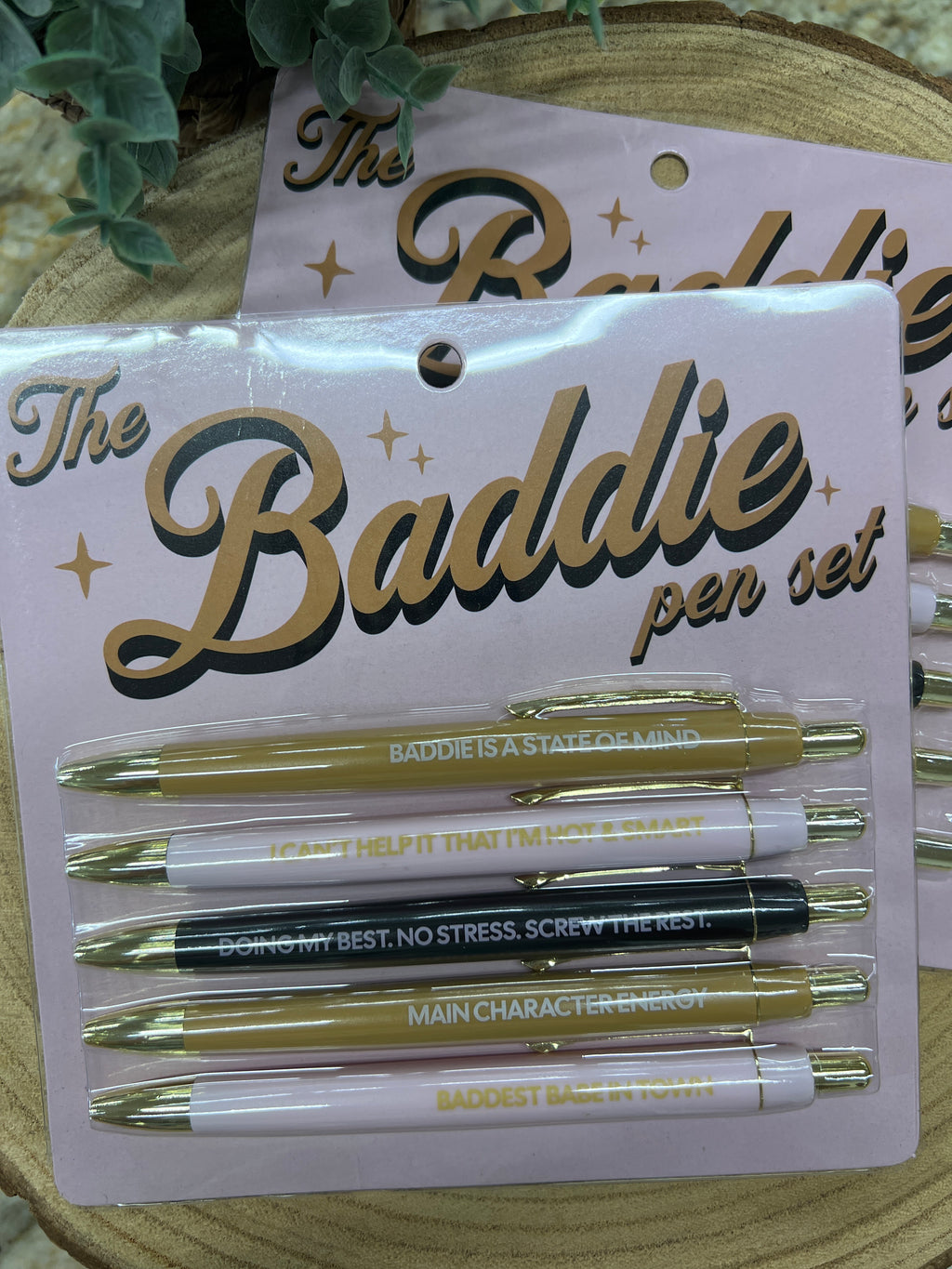 The Baddie Pen Set – Bronze Seal